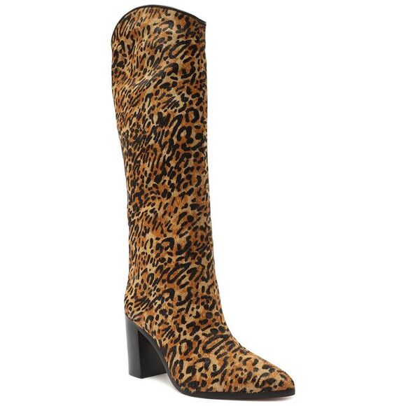 SCHUTZ | Shoes | Schutz Maryana Block Wild Leather Boot | Poshmark